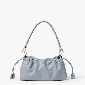 Fendi Baguette® Soft Medium Airforce Blue Nappa Leather Bag